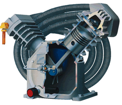 reciprocating air compressor - Mechanical Booster
